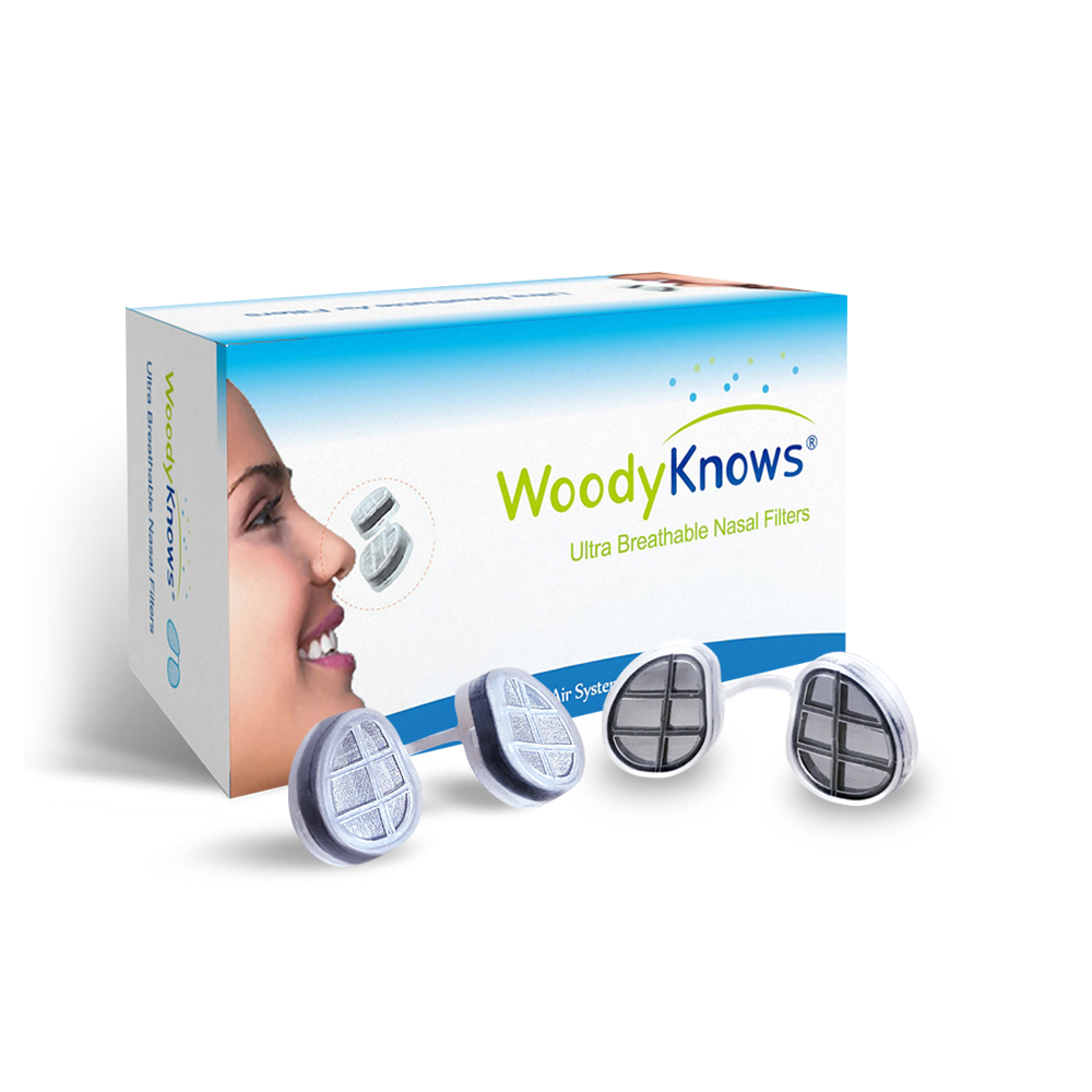 WoodyKnows 3 en 1 Filtres nasaux de Protection Anti-Allergie Causée par ...